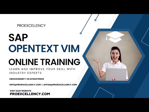 SAP OpenText VIM online training – Proexcellency